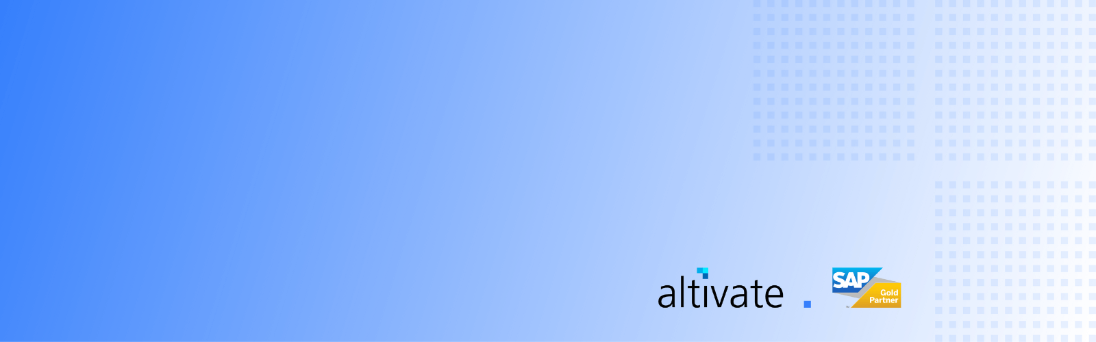 Altivate Achieves SAP Gold Partner Status Recognition